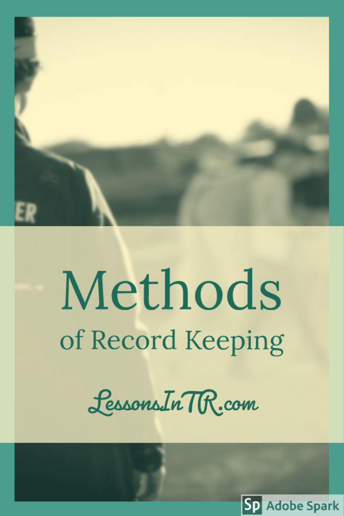 Methods of Record Keeping for EAAT - Lessons In TR